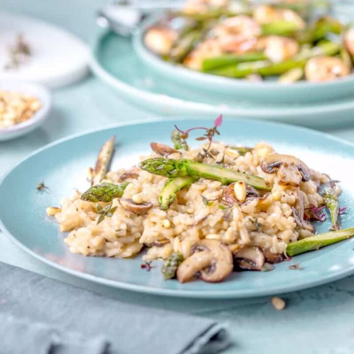 How To Make Mushroom And Asparagus Risotto